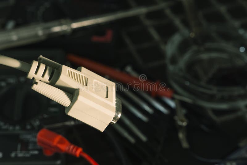 Electrical Connector D-SUB & X28;VGA& X29; Monitor Stock Photo - Image ...