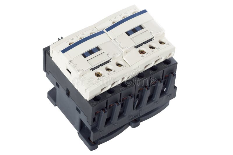 Electrical contactor stock image. Image of detail, contactor - 22450641