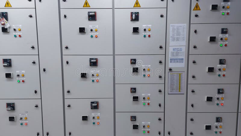 Electrical control cabinet stock photo. Image of electronics - 238228424