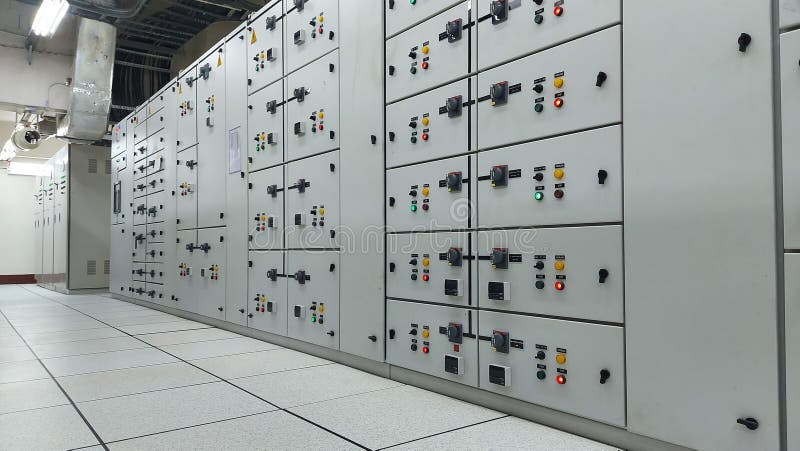 Electrical control cabinet stock image. Image of furniture - 238228419