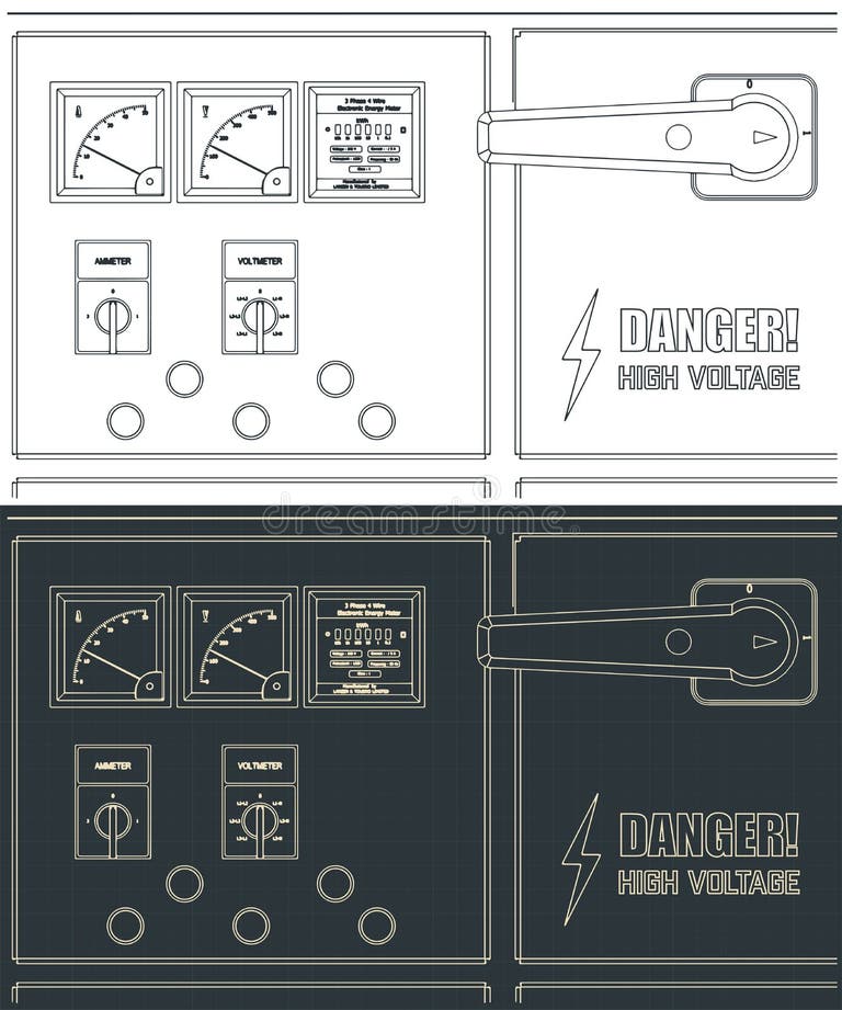 Electrical Power Drawings Stock Illustrations – 504 Electrical Power ...