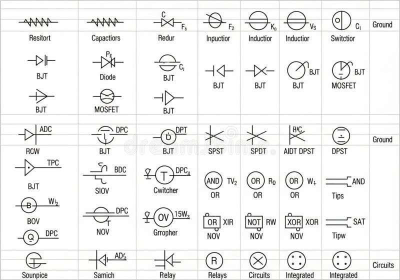 Traditional Electrical Components Stock Illustrations – 42 Traditional ...