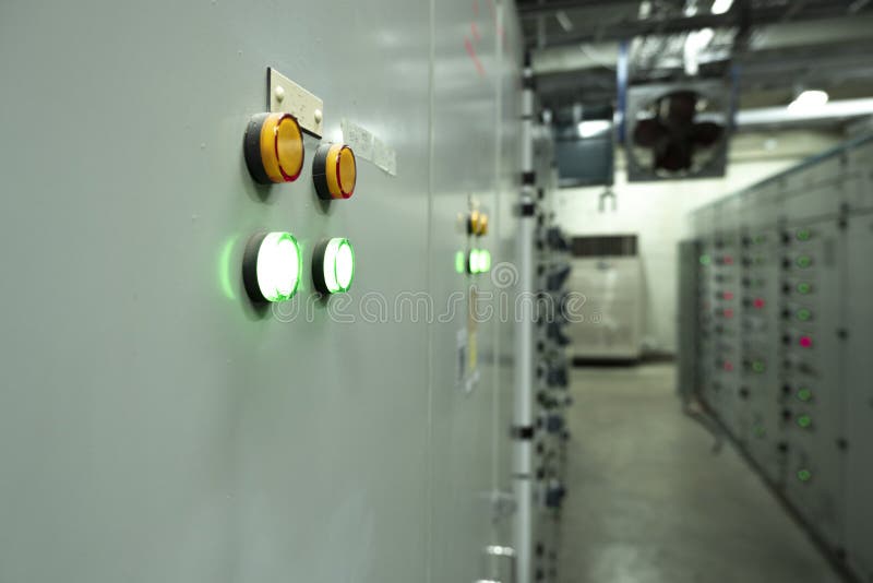 Electrical Control Room Circuit Boards in Industrial Plants Stock Photo ...