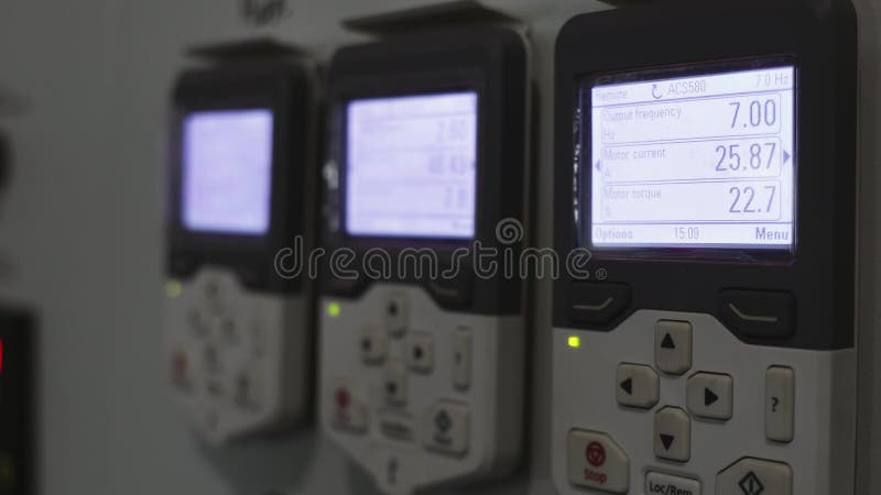 Electrical Control Room in Industrial Building Factory Stock Video ...