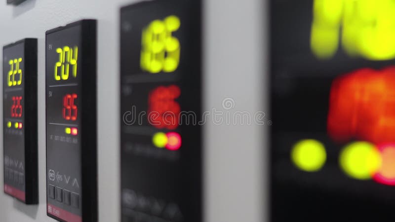 Electrical Control Room in Industrial Building Factory Stock Video ...