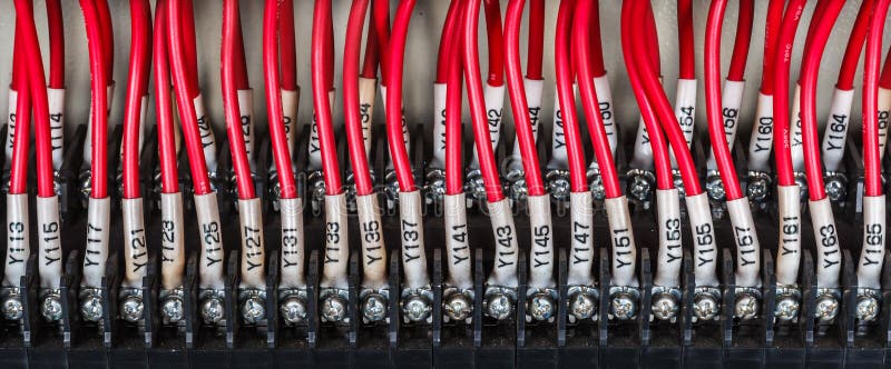 Electrical Control Wire System Stock Image - Image of cable, energy ...