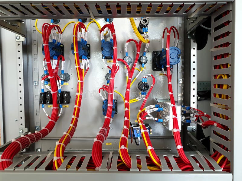 Control Wiring at Module Terminal Blocks of Protection Relay Stock ...