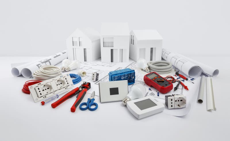 Electrical Controls for House Planning, Equipment and Electrician Work ...