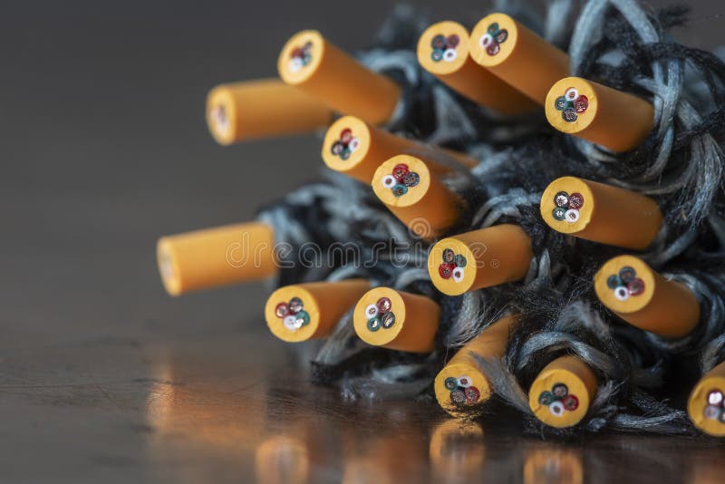 Electrical Copper Cable Cord Used To Electrical Installation Stock Photo - Image of wiring ...