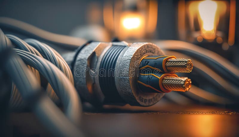 Electrical Shielded Cable Many Wires Stock Photos - Free & Royalty-Free ...