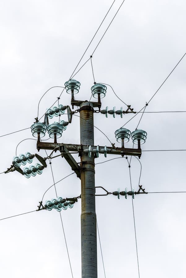 Electricity Poles Wires Close Up Stock Photos - Free & Royalty-Free ...