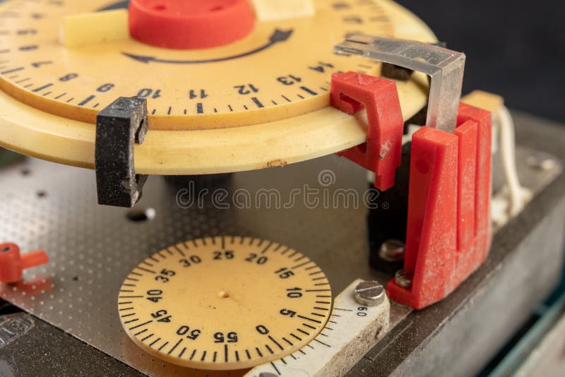 Electrical Device for Industrial Time Measurement. an Old Counter for ...