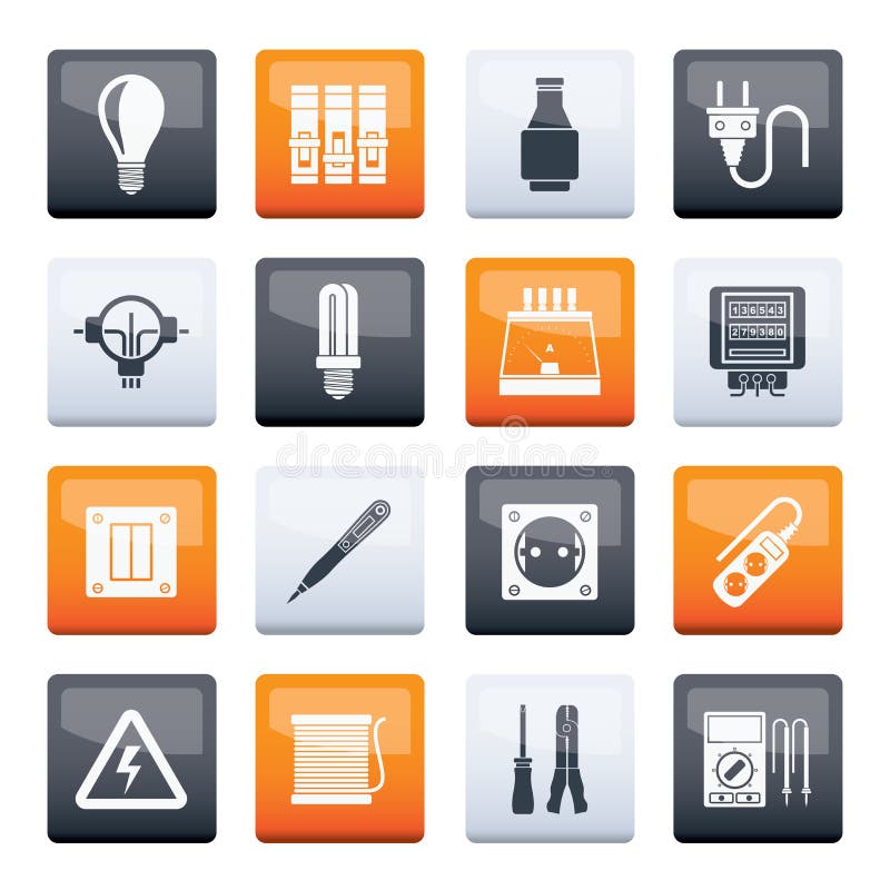 Electrical Distribution Icons Stock Illustrations – 326 Electrical ...