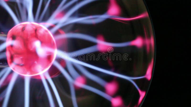 Electrical Discharge Demonstration. Electric Arc between Two Nodes ...