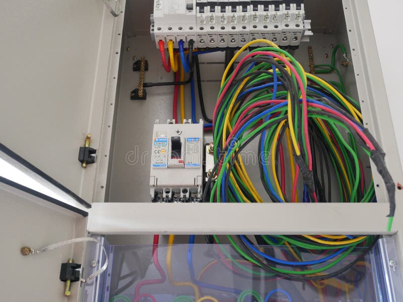 Electrical Distribution Board and it`s Component in the Installation ...