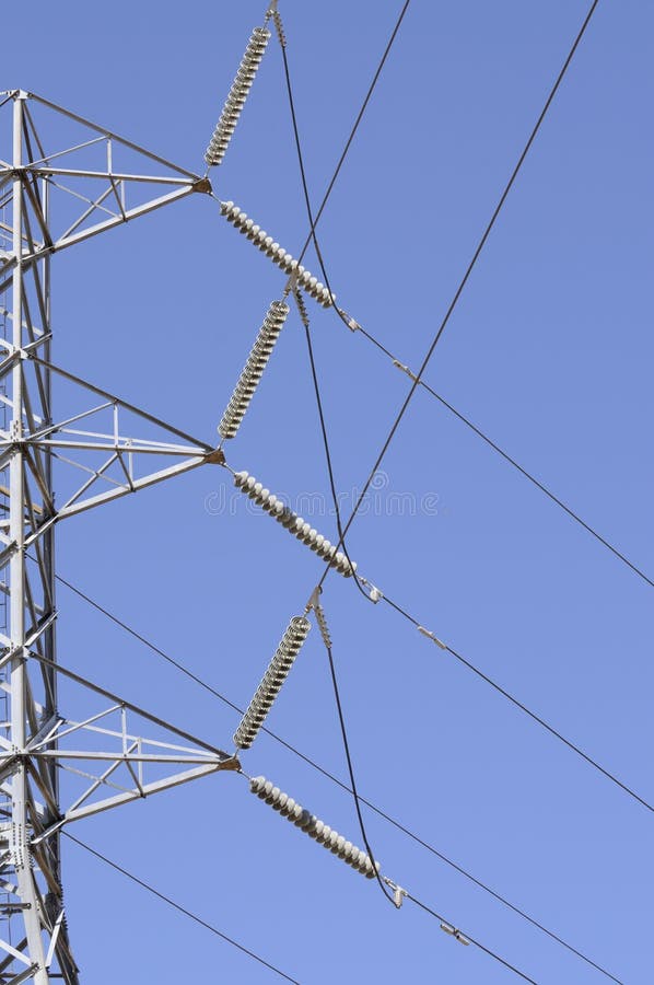 Electrical Distribution Lines Stock Image - Image of alternate, nature ...