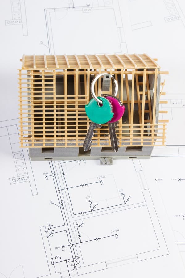 Electrical Drawings and Diagrams with House Under Construction and Home ...