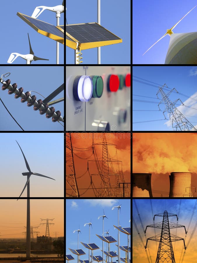 Electrical energy stock illustration. Illustration of renewable - 8566831