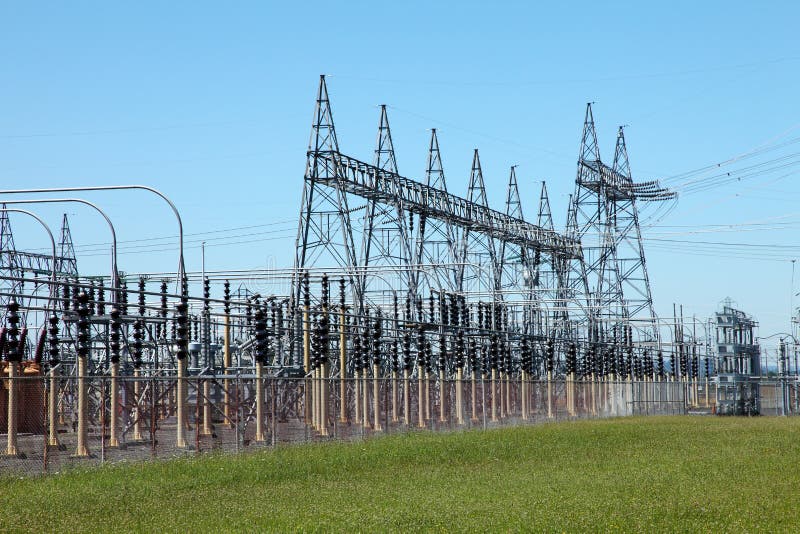 Electrical Energy & Delivery System. Stock Image - Image of ...