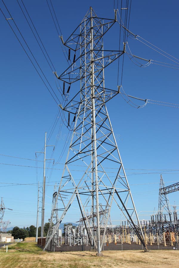 Electrical Energy & Delivery System. Stock Photo - Image of industry ...