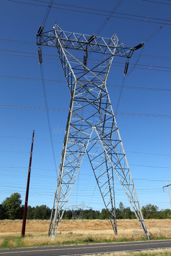 Electrical Energy & Delivery System. Stock Image - Image of technology ...