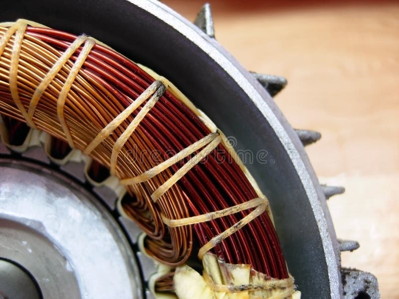 Inside electric motor stock image. Image of generator - 6075759