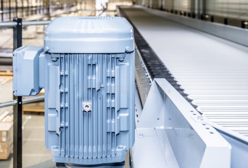 Electrical Engine for a Sorting System Stock Image - Image of equipment ...
