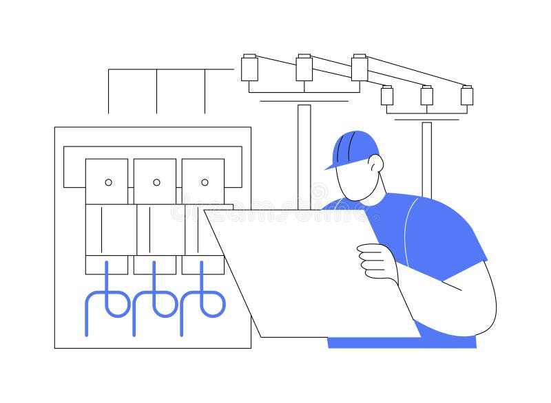 Electrical Engineer Abstract Concept Vector Illustration. Stock Vector ...