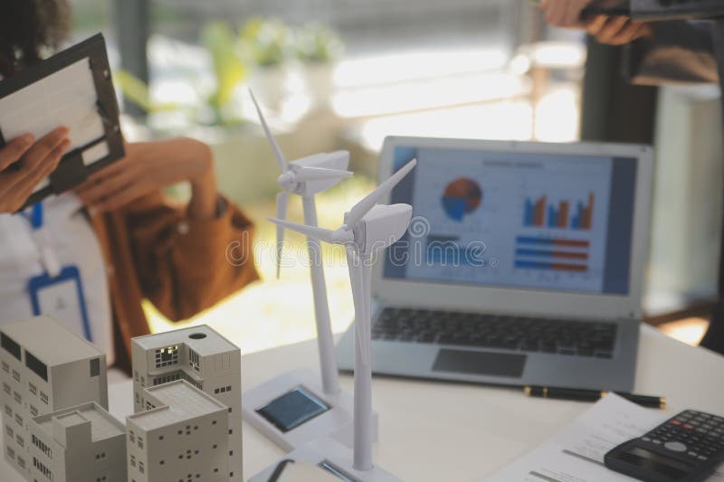 Electrical Engineer with Businessman Discussing New Project ...