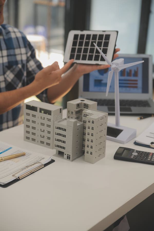 Electrical Engineer with Businessman Discussing New Project ...