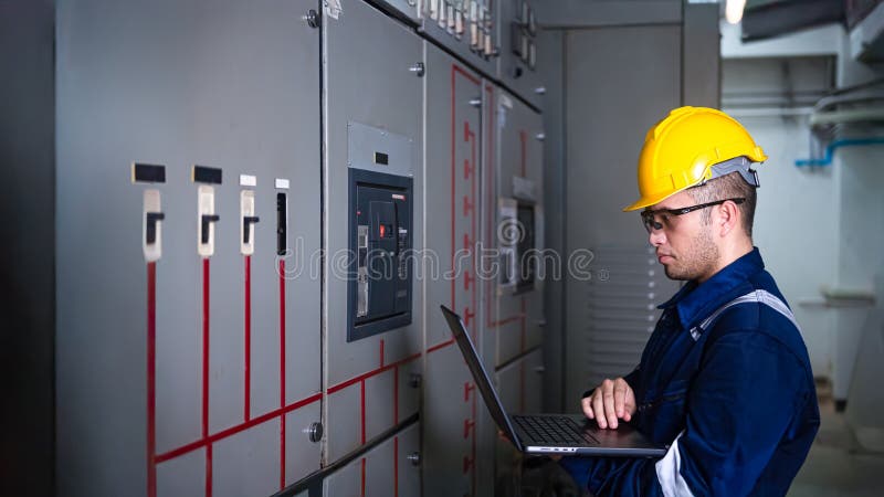 Electrical Engineer Check the Operation of the Main Electrical Control ...