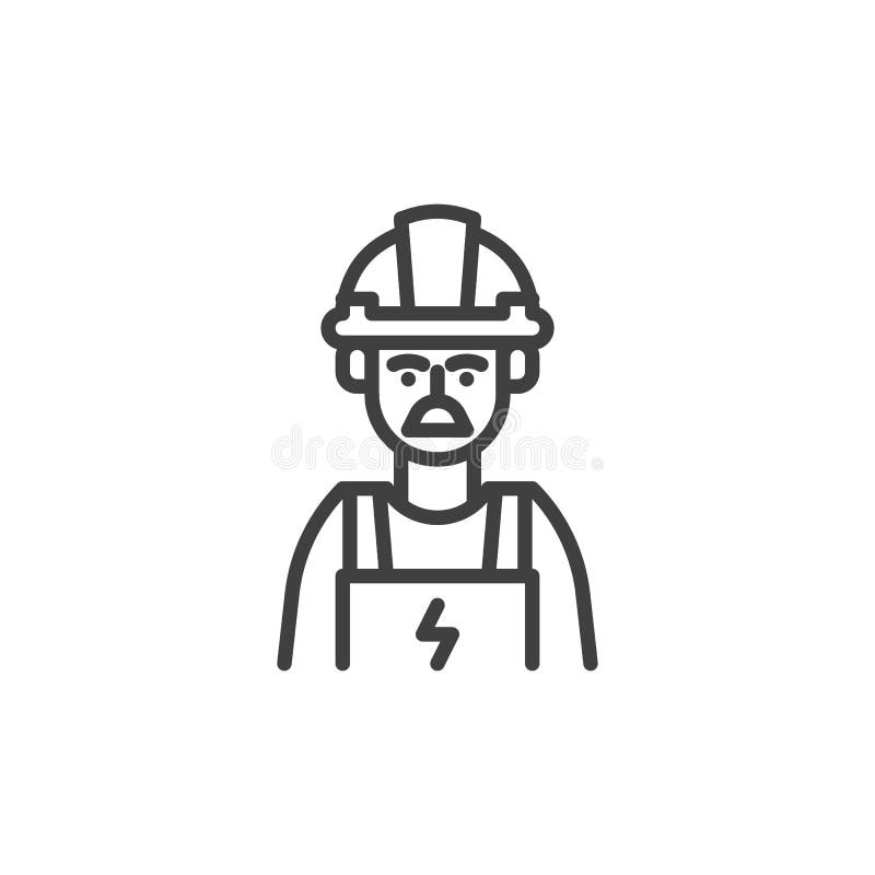 Electrical Engineer Checking Electric Panel Vector Illustration Stock ...