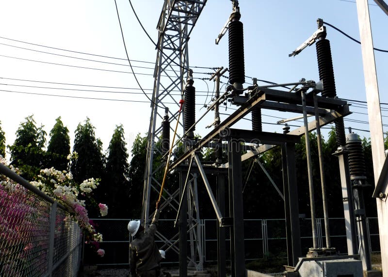 115kV High Voltage Power Cable (XLPE) Installation Stock Photo - Image ... 115kV High Voltage Power Cable (XLPE) Installation Stock Photo - Image ...