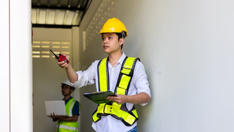 Electrical Engineer Working in Control Room. Electrical Engineer Man ...