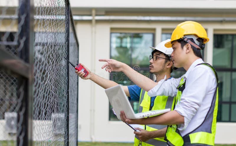 Electrical Engineer Working in Control Room. Electrical Engineer Man ...