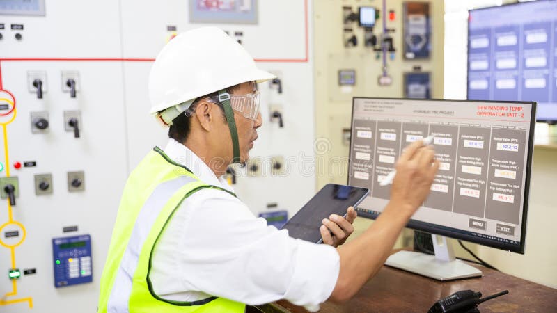 Electrical engineering man stock image. Image of industry - 248869365