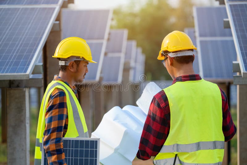 The Electrical Engineering Team is Working Stock Image - Image of ...