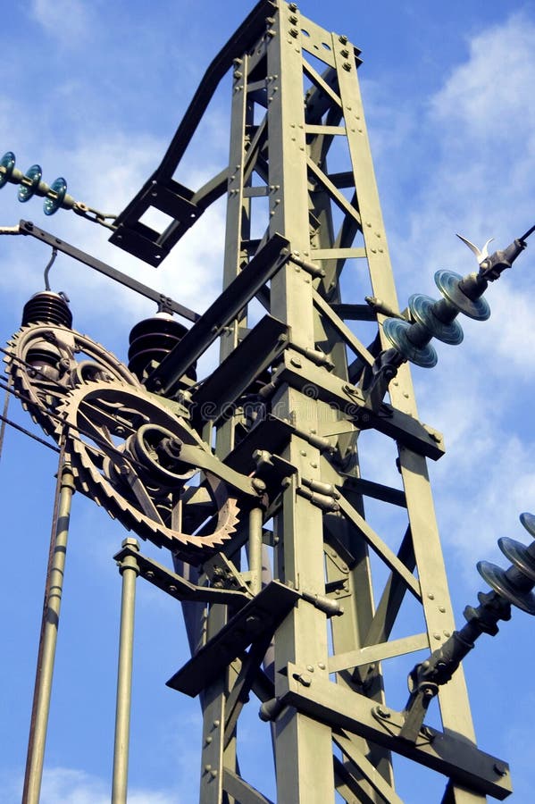 Electrical Engineering V stock image. Image of blue, cloudy - 522855