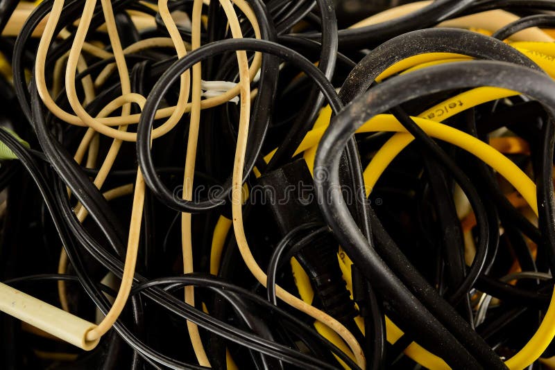 Equipment, Cables And Piping Stock Photo - Image of consumption ...