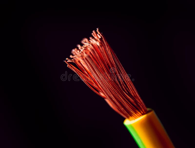 Electrical Equipment. Electricity Cable. Background and Texture. Stock ...