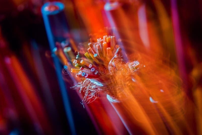 Electrical Equipment. Electricity Cable. Background and Texture. Stock ...