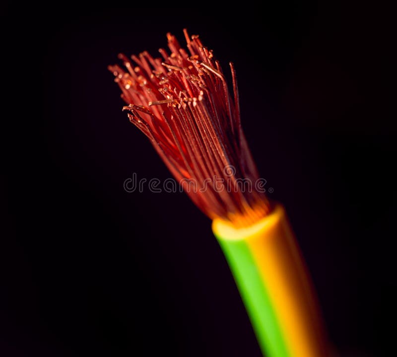 Electrical Equipment. Electricity Cable. Background and Texture. Stock ...