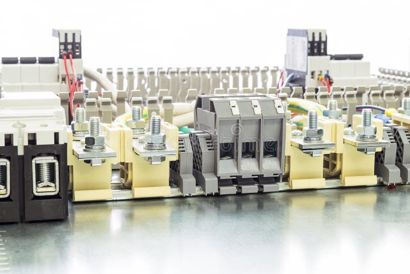 Electrical Feedthrough Terminals, Cables and Wires on the Artboard ...