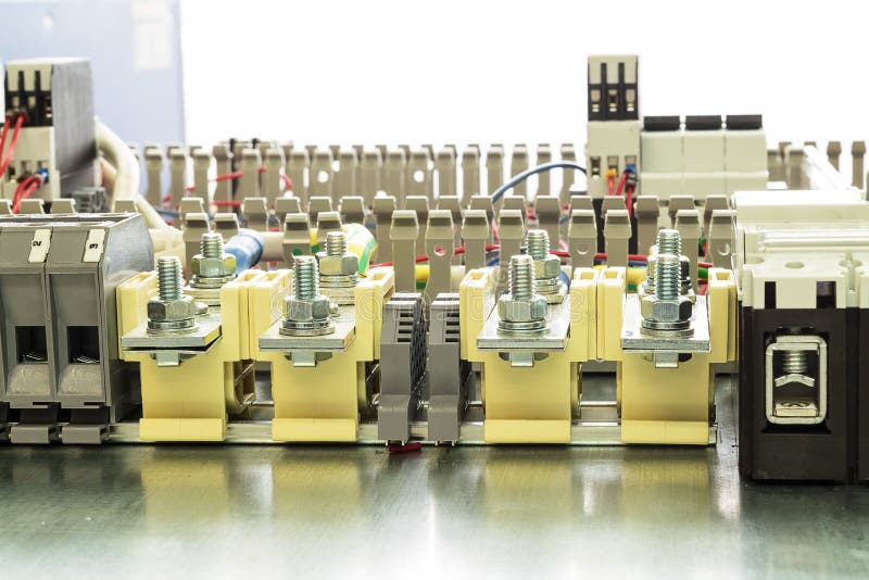 Electrical Feedthrough Terminals, Cables and Wires on the Artboard ...