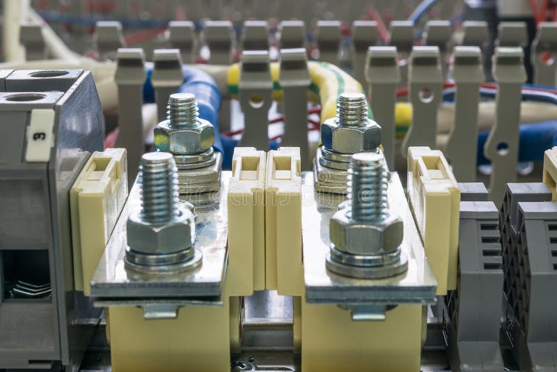 Electrical Feedthrough Terminals, Cables and Wires on the Artboard ...