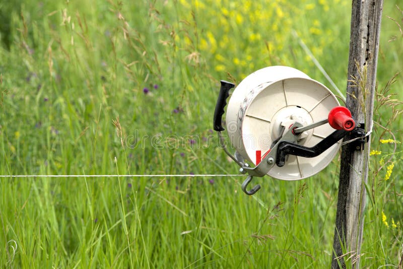 Electrical Fencing Spool To Extend the Wire Around a Pasture Stock ...