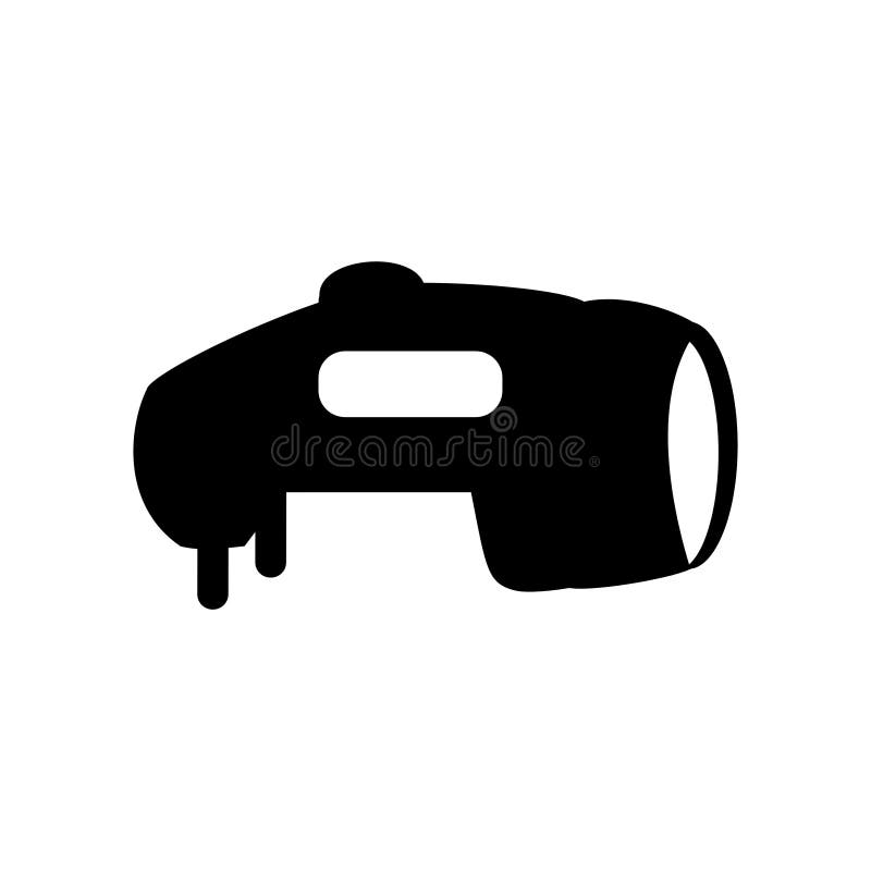 Electrical Flashlight Simple Icon Illustration Stock Vector ...