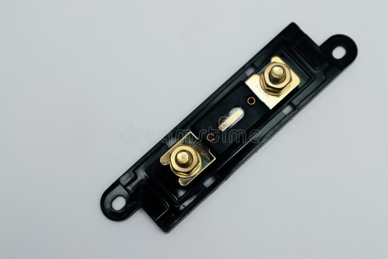 Electrical Fuse 250A Isolated on White Background Object. Fuse for Wind ...