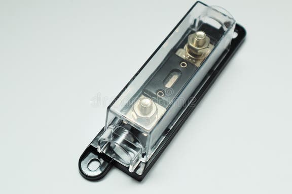 Electrical Fuse 250A Isolated on White Background Object. Fuse for Wind ...