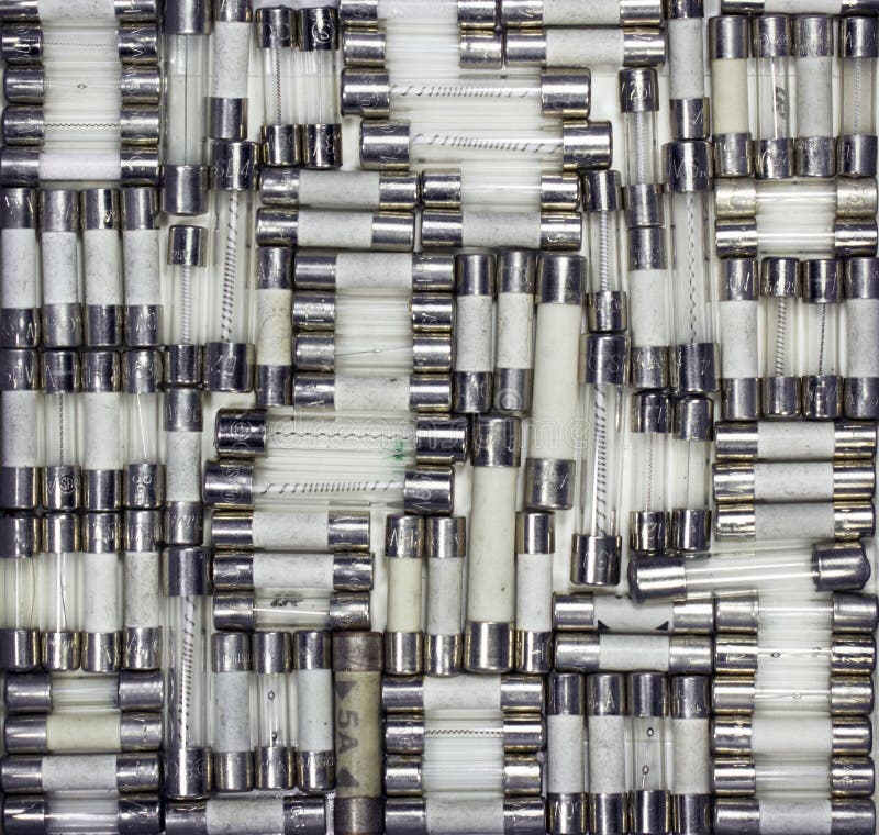 Electrical fuses stock image. Image of energy, metal - 12902609